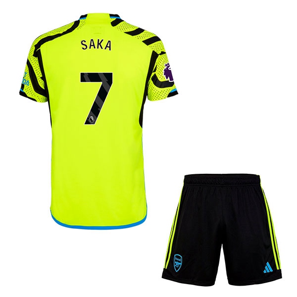 Siti Per Maglie Calcio Arsenal (SAKA #7) Bambino 2023/2024 Seconda